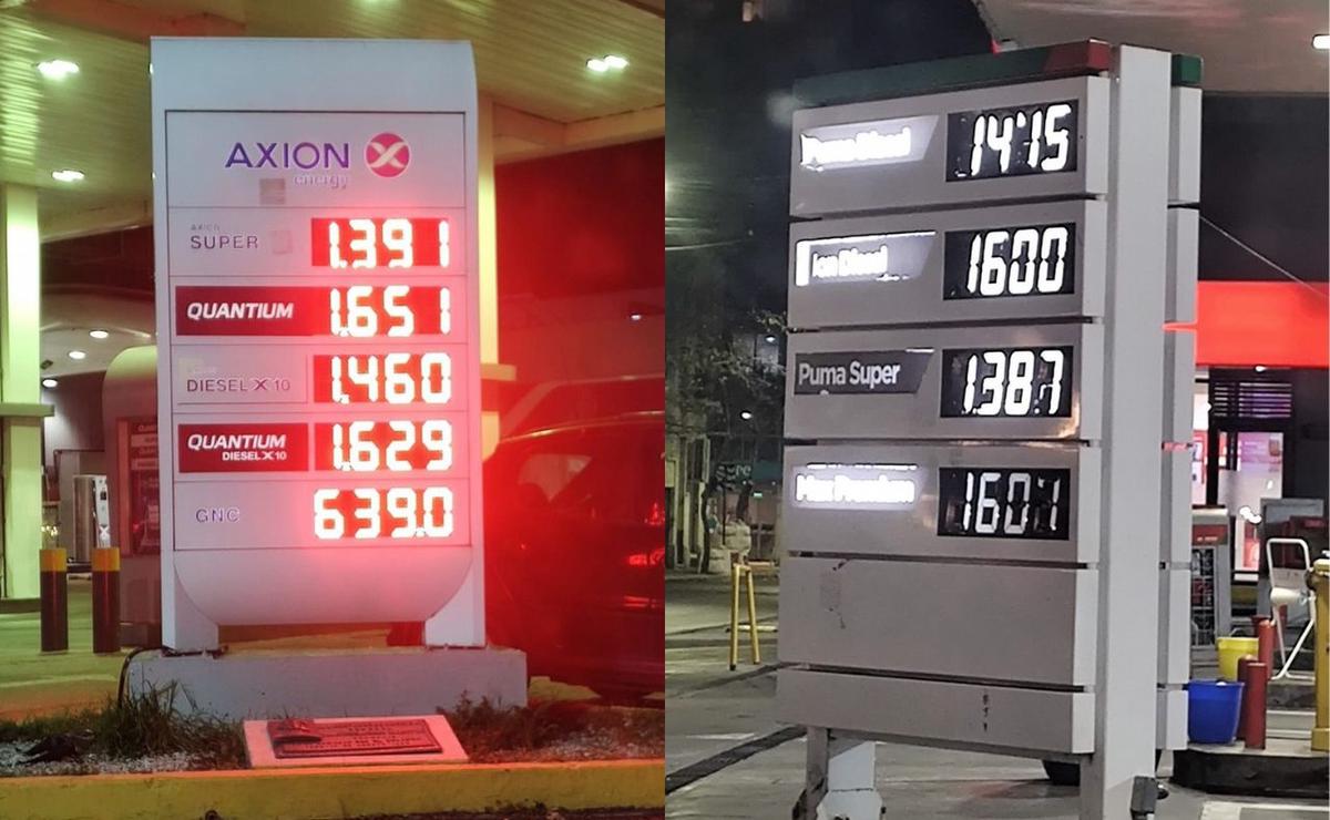 Axion y Puma se sumaron a Shell y subieron los precios de los combustibles - Notas ...